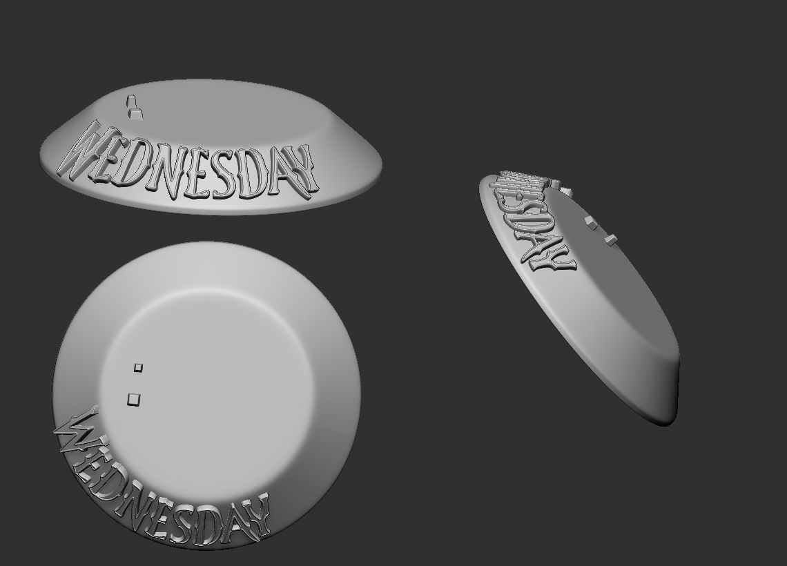 wednesday addams 3D model 3D printable | CGTrader