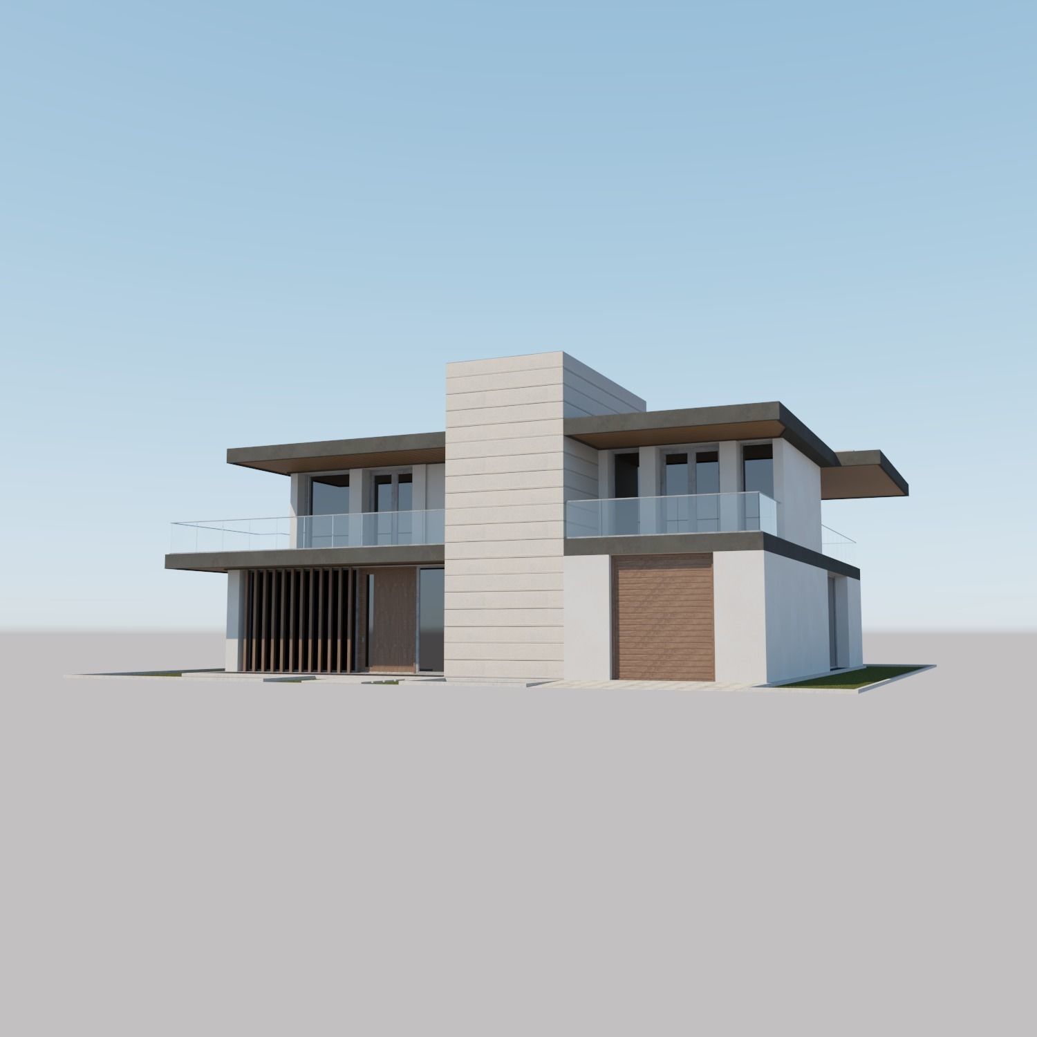 3D model Contemporary House 01 by THREEDEE INC VR / AR / low-poly | CGTrader