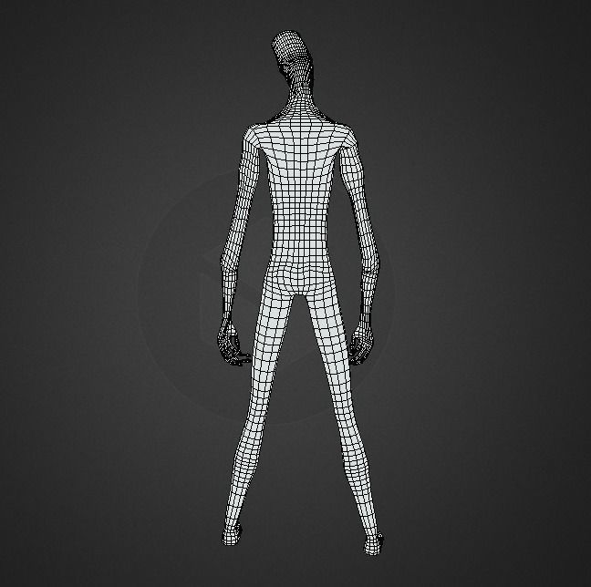 3D model Slender Man Base Model VR / AR / low-poly | CGTrader