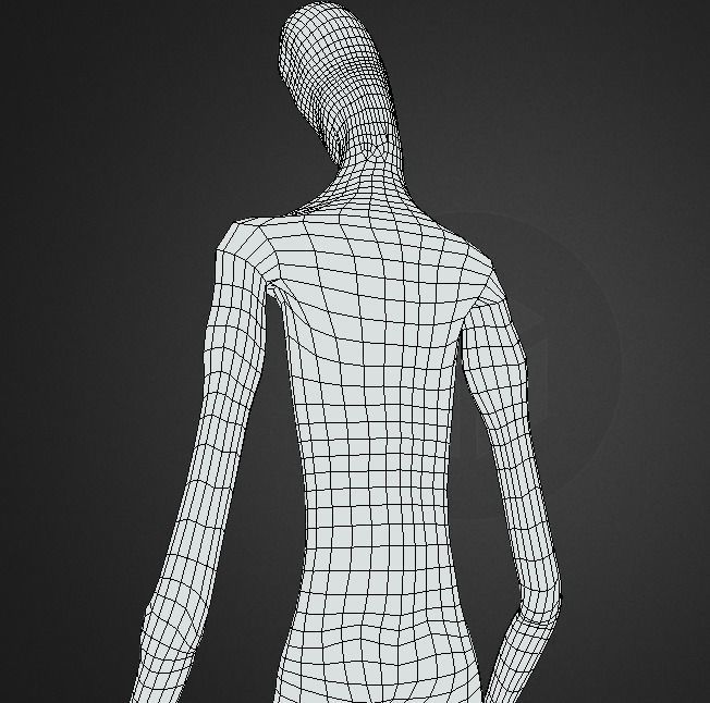 3D model Slender Man Base Model VR / AR / low-poly | CGTrader