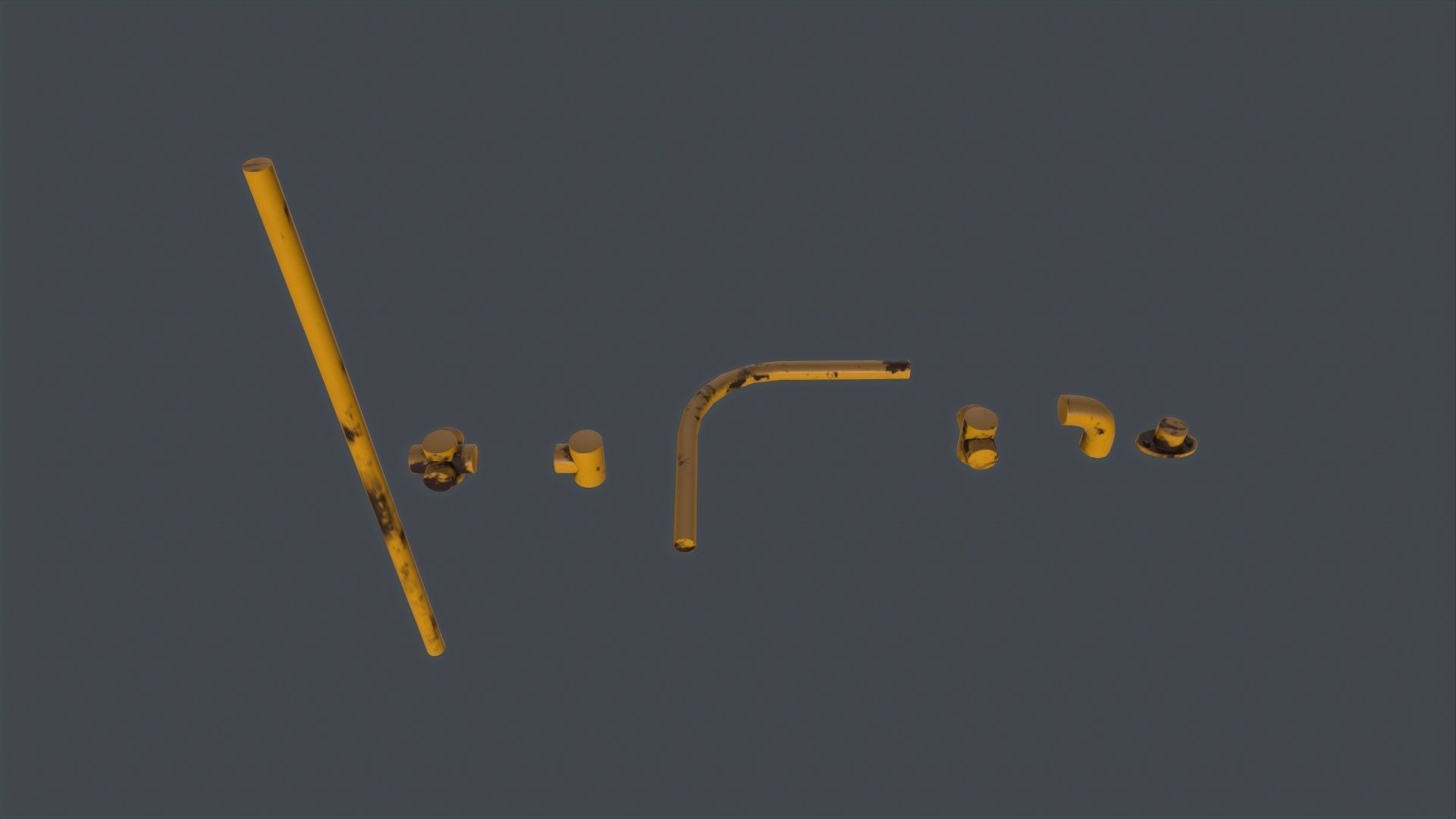 3D model Modular Handrails 3D Model VR / AR / low-poly | CGTrader