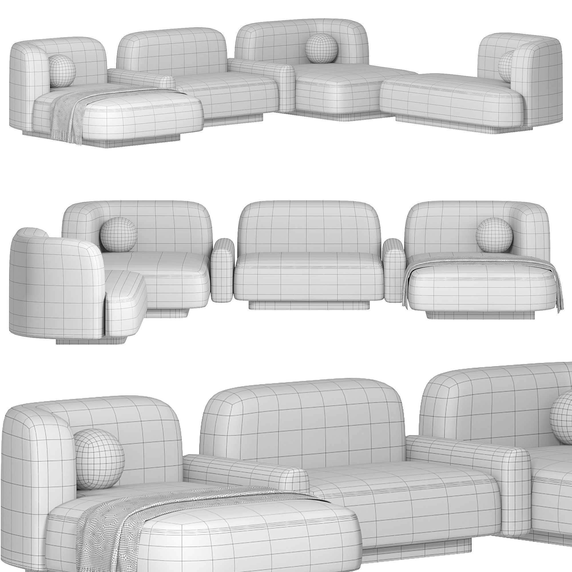 POP SOFA DELCOURT COLLECTION 3D model | CGTrader