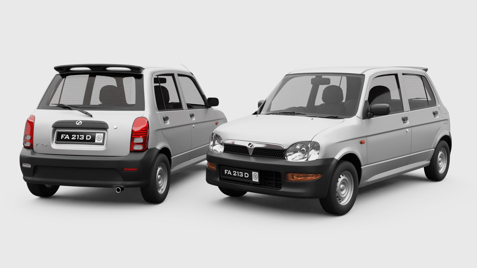 Perodua Kelisa 3D model | CGTrader