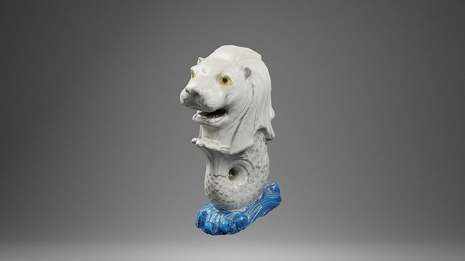 3D model Merlion High poly and Low poly PBR VR / AR / low-poly | CGTrader