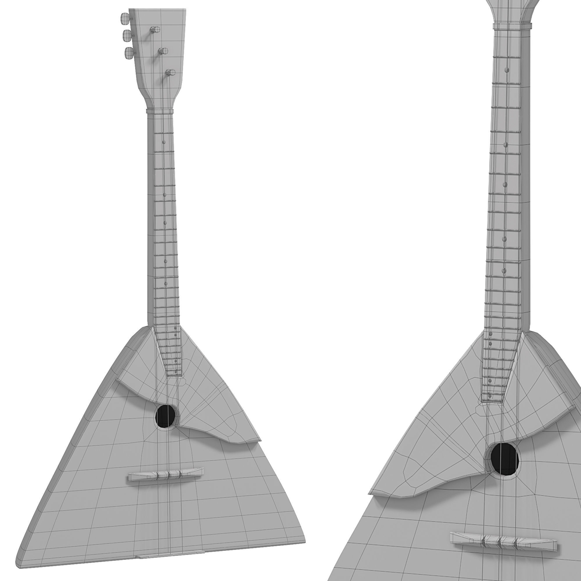 Balalaika prima 3D model | CGTrader