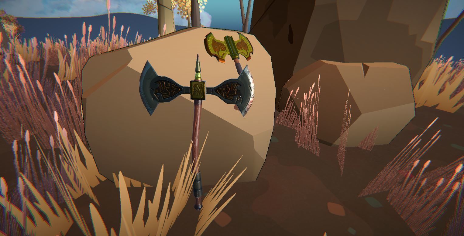 3D model Low Poly Stylized Axes VR / AR / low-poly | CGTrader