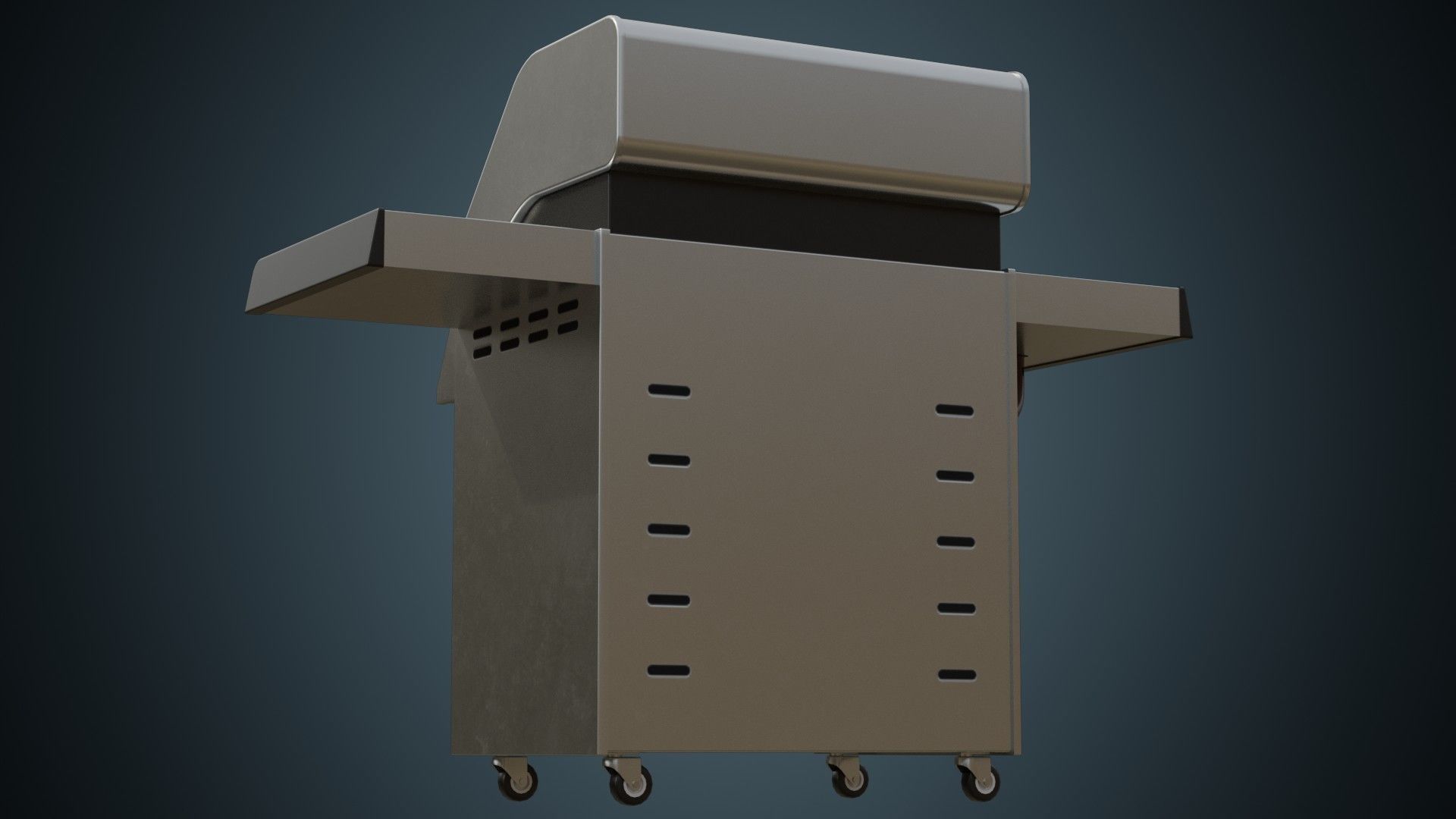3D model Gas Grill 1A VR / AR / low-poly | CGTrader