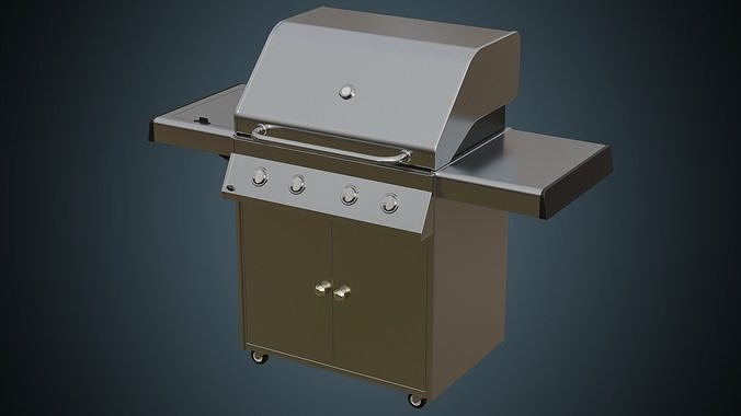 Gas Grill 1 Basic 3D model | CGTrader