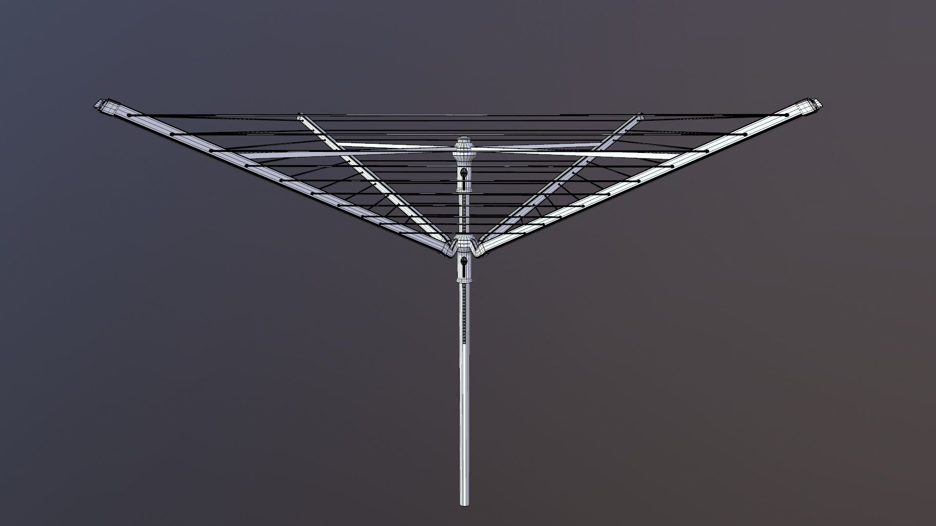 Rotary Drying Rack 3D model | CGTrader