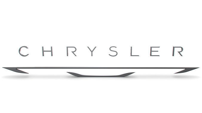 Chrysler logo 3D model | CGTrader