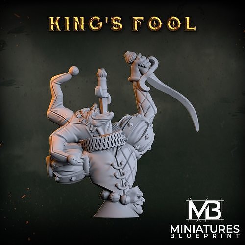 Kings Fool Bust 3D model 3D printable | CGTrader