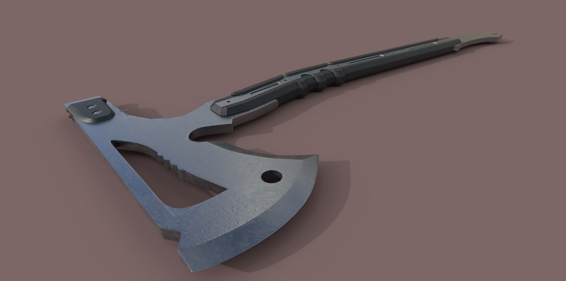 3D model Modern Combat Axe VR / AR / low-poly | CGTrader