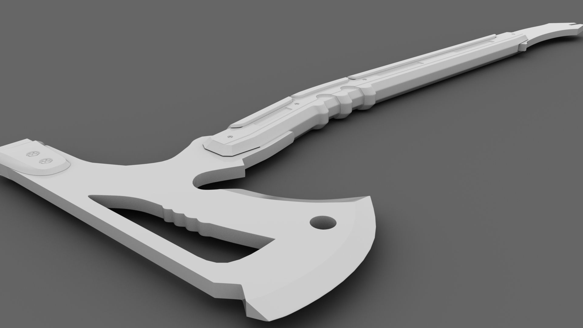3D model Modern Combat Axe VR / AR / low-poly | CGTrader