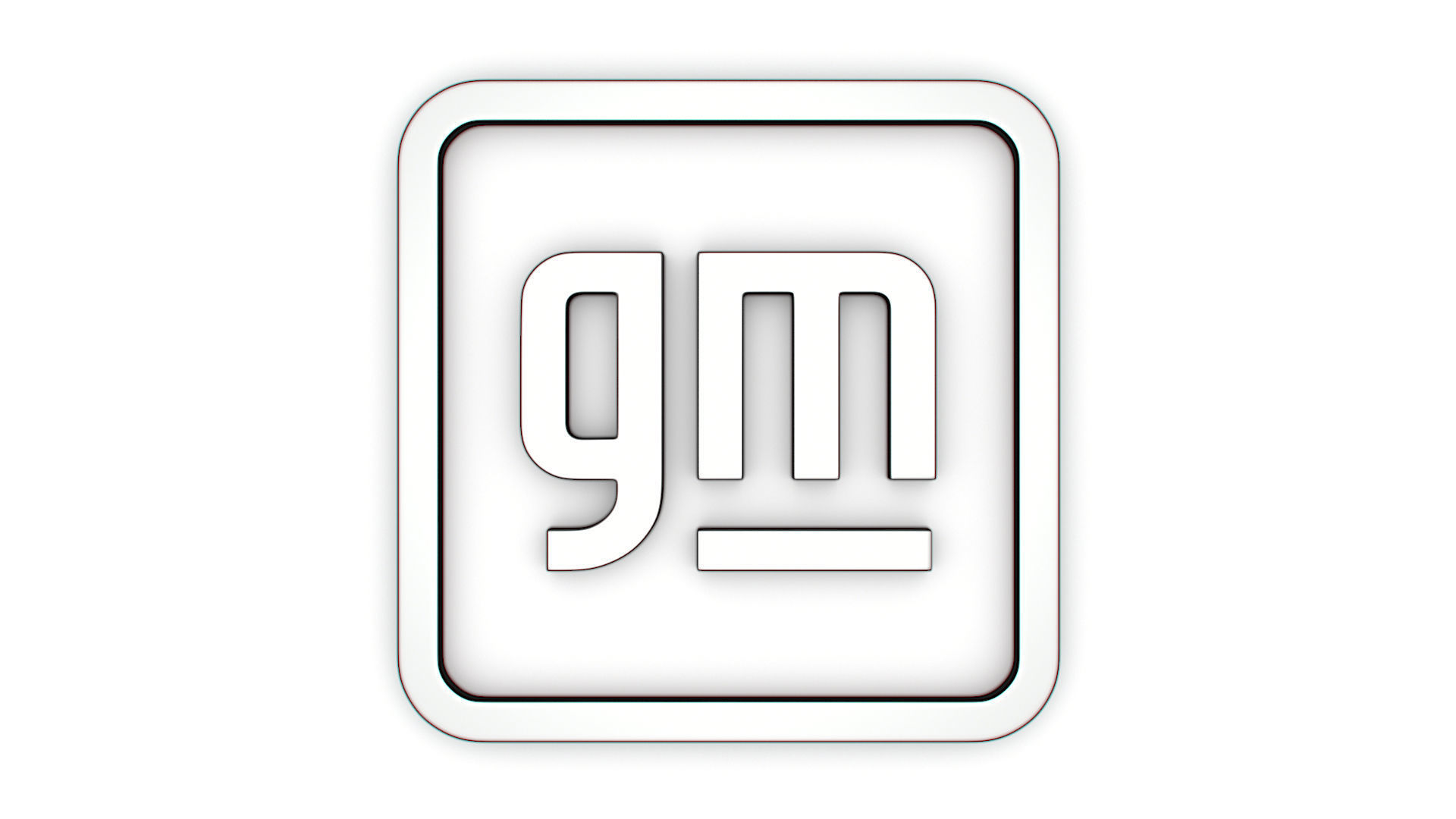 GM logo 3D model | CGTrader