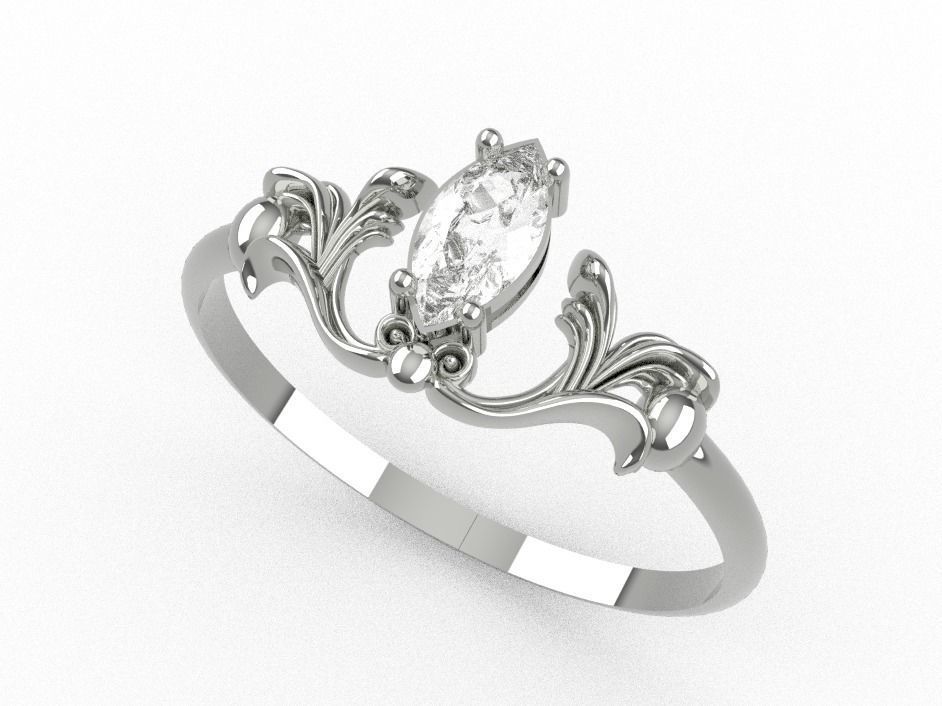 Beautiful ring Free 3d model free 3D model 3D printable | CGTrader