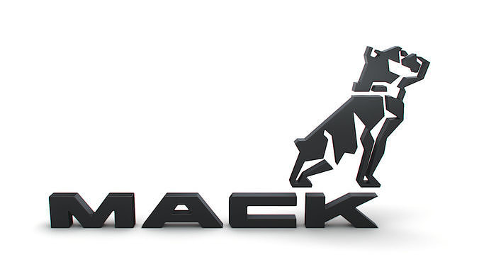 Mack logo 3D model | CGTrader