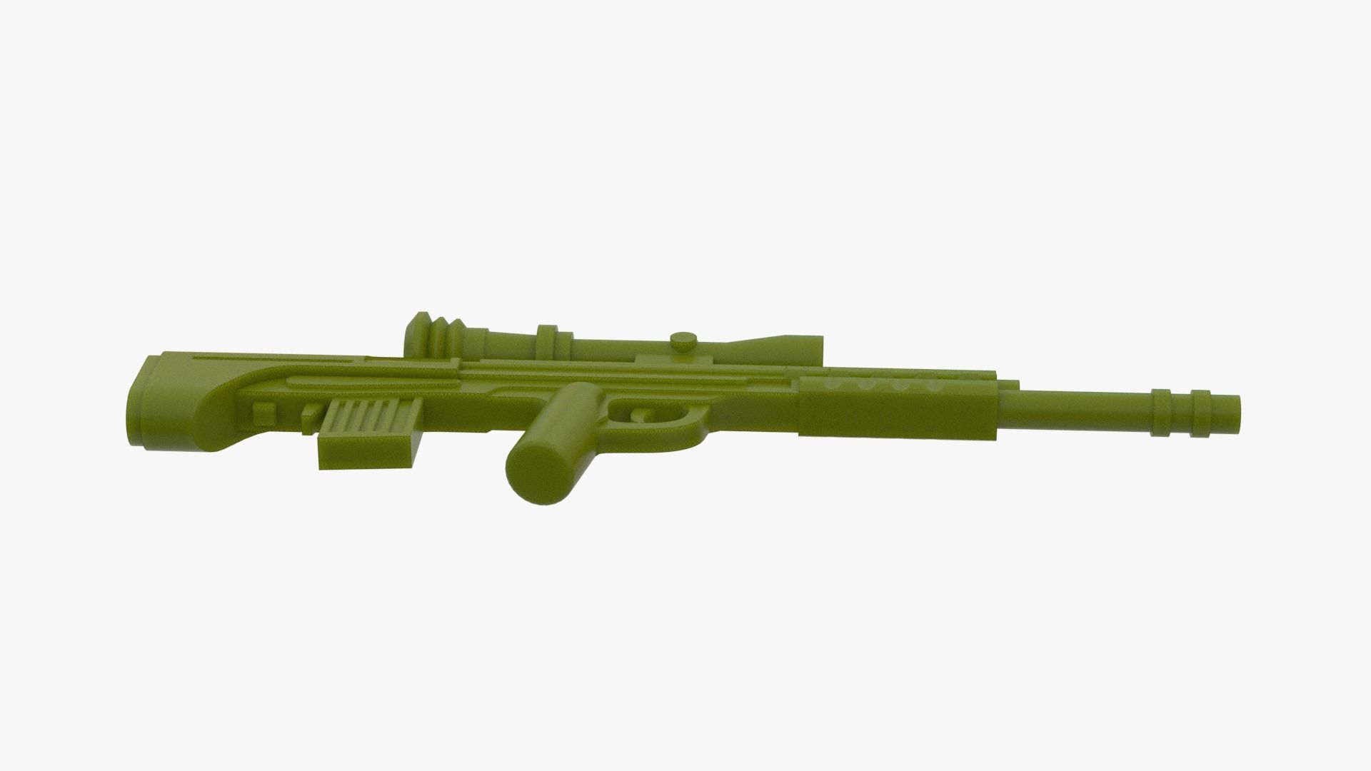 3D model Real Size Lego Snipe Gun VR / AR / low-poly | CGTrader