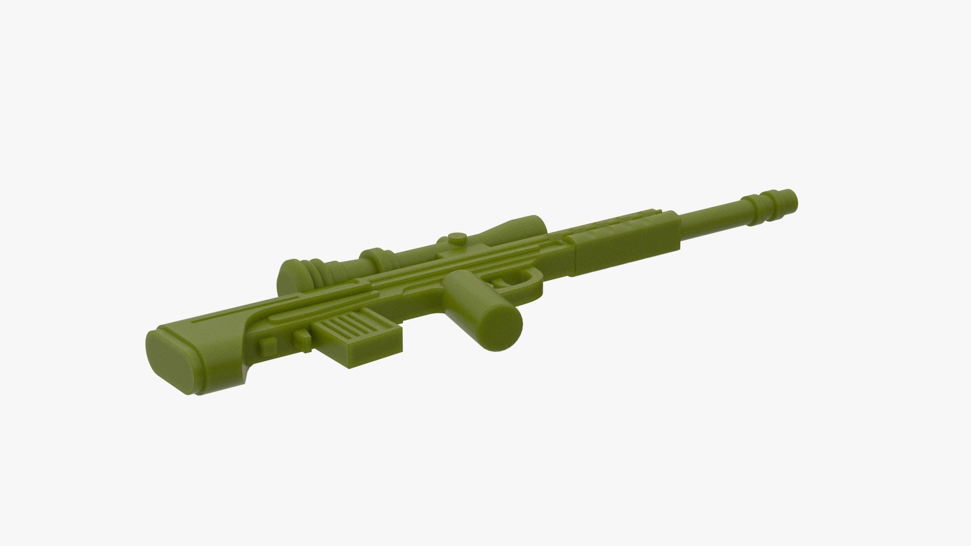 3D model Real Size Lego Snipe Gun VR / AR / low-poly | CGTrader