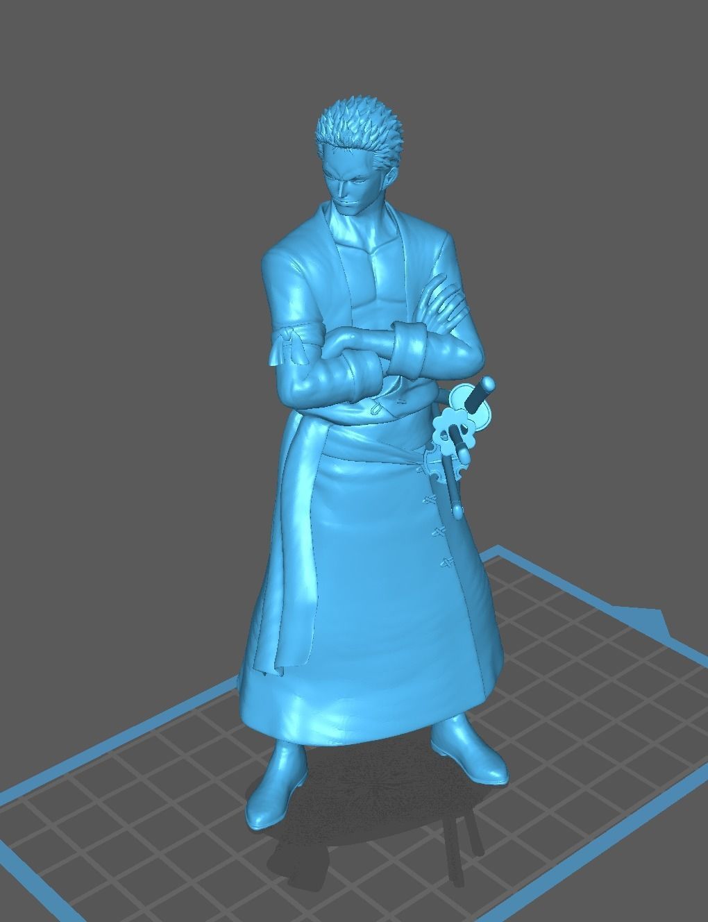 Zoro One piece 3D print model 3D model 3D printable | CGTrader