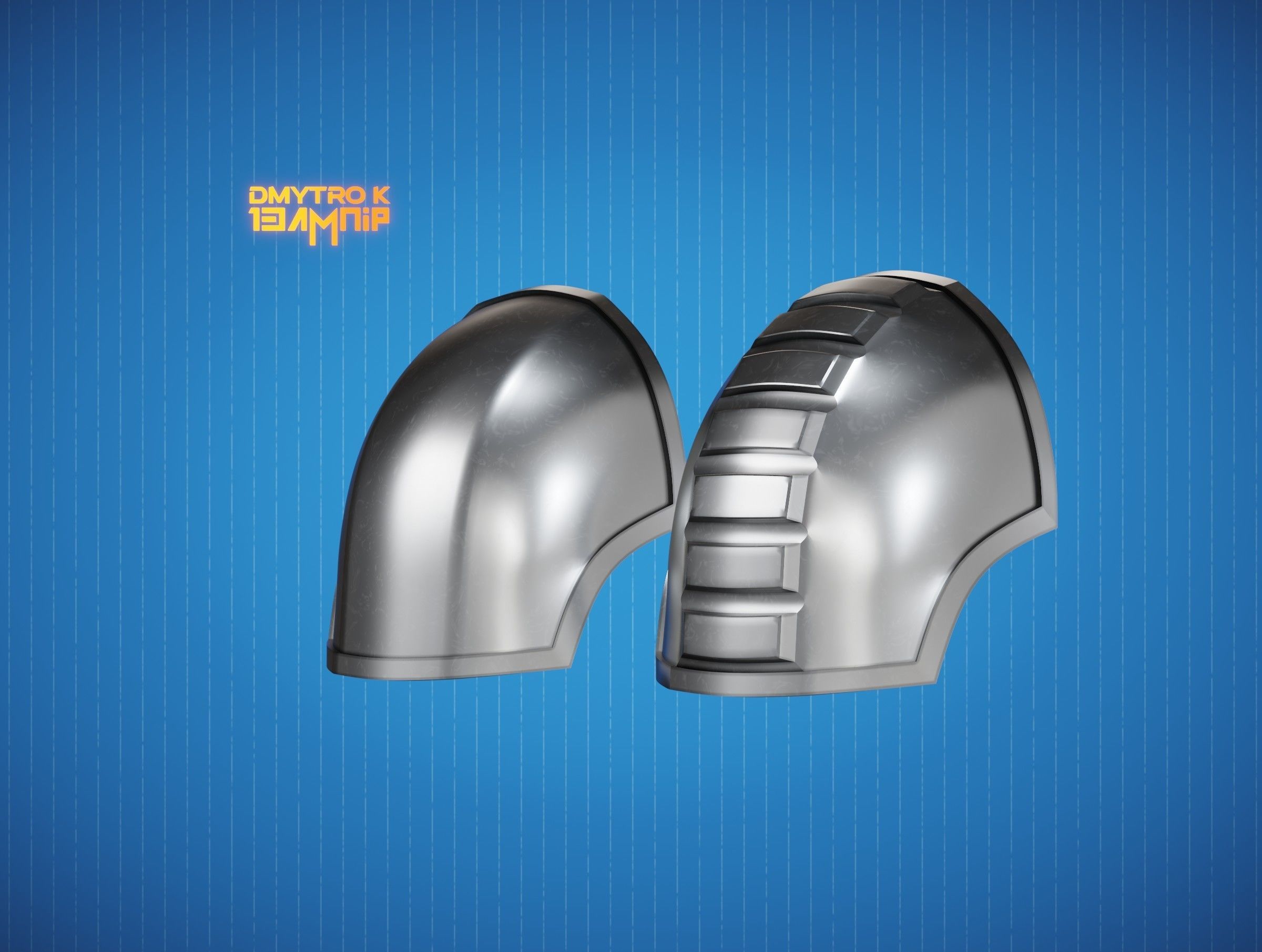 Custom Mandalorian Shoulders Armor 3D model 3D printable | CGTrader