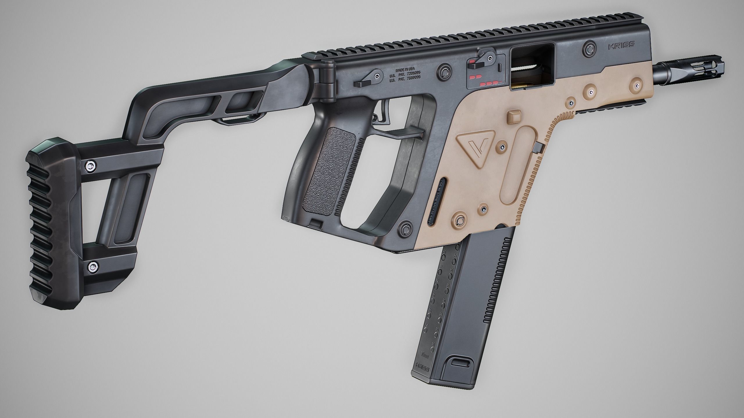 3D model Kriss Vector VR / AR / low-poly | CGTrader