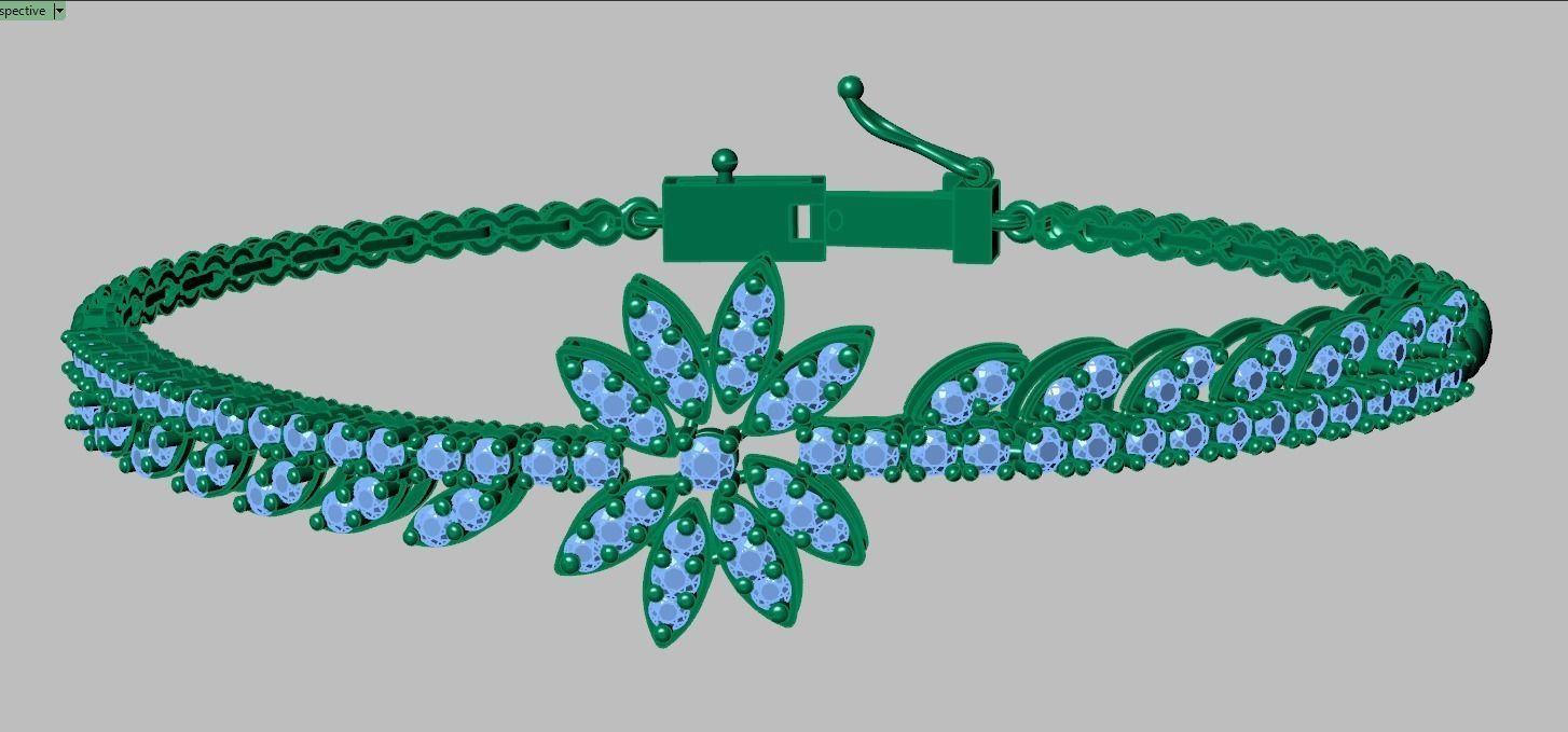 Exclusive Bracelet model 3D printable model 0063 3D model 3D printable | CGTrader