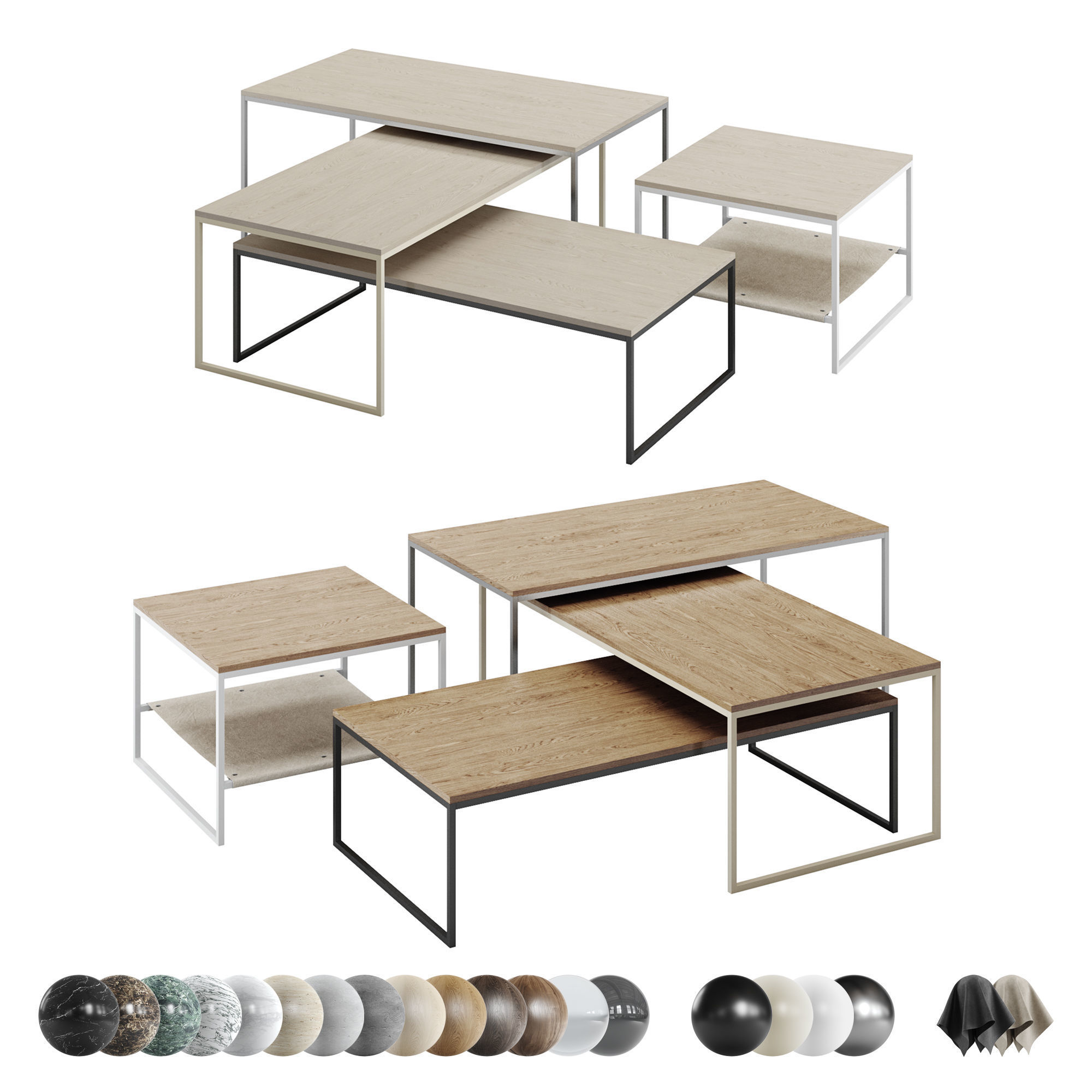 Bolia Coffee Table Como2 3D model | CGTrader