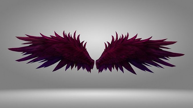 3D model Futuristic Wing VR / AR / low-poly | CGTrader