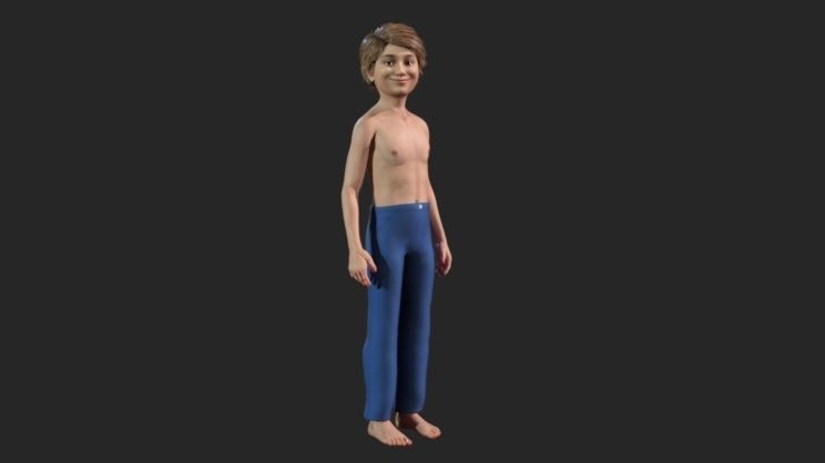 Hassan complete rig body and full rig face 3D model rigged | CGTrader