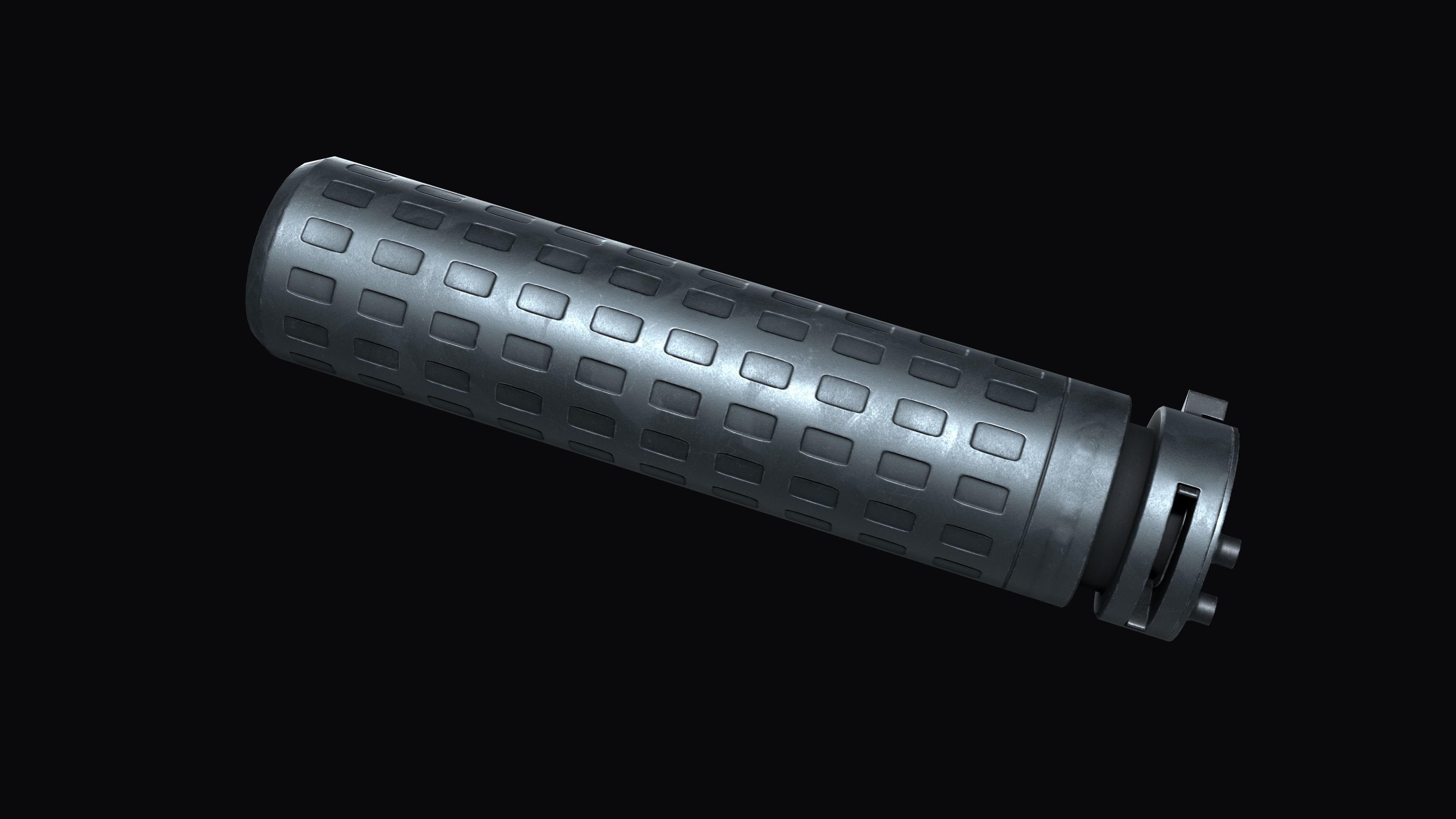 3D model AR-15 Griffin Armament M4SD II silencer VR / AR / low-poly ...