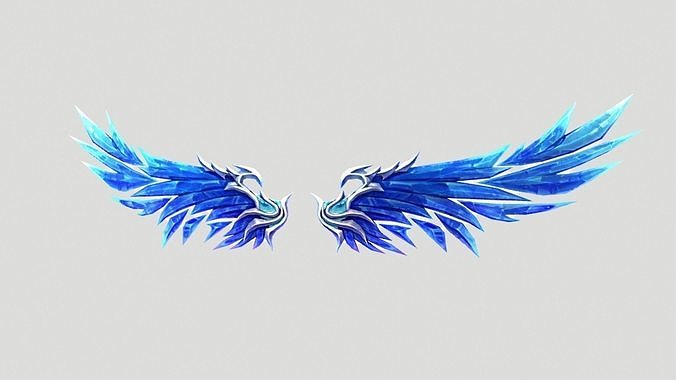 3D model Ice Wing VR / AR / low-poly | CGTrader