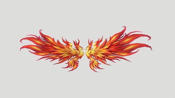 3D model Phoenix Wing VR / AR / low-poly | CGTrader
