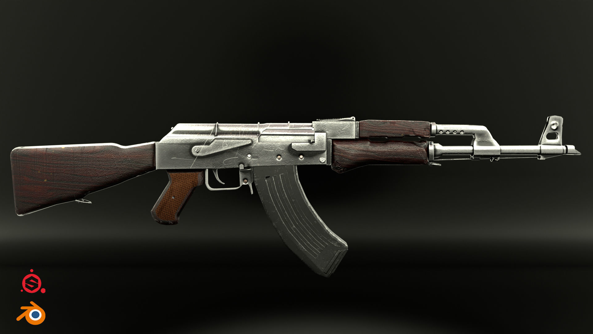 3D model AK-47 Kalashnikov VR / AR / low-poly | CGTrader