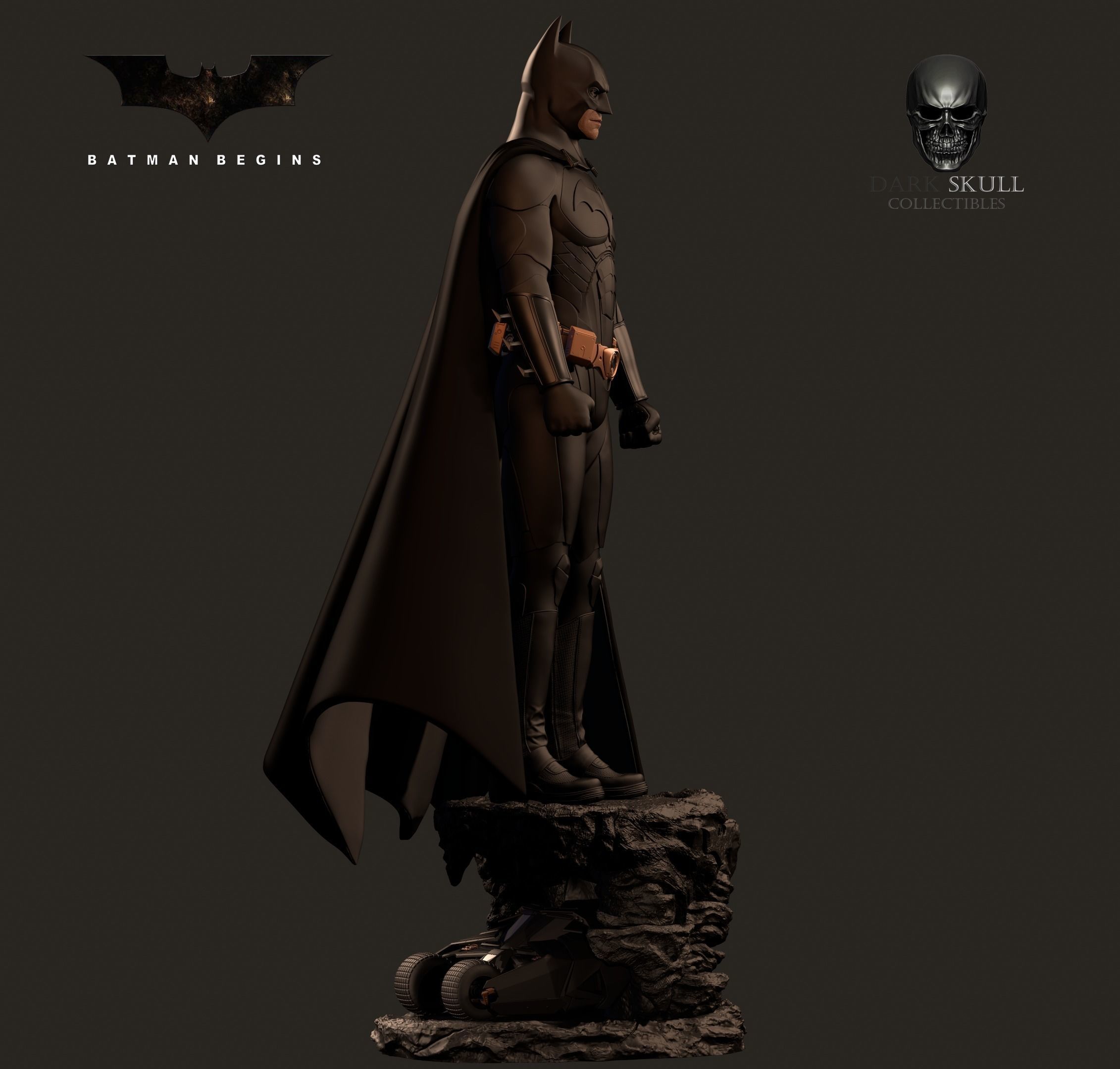 BATMAN BEGINS STL 3D model 3D printable | CGTrader