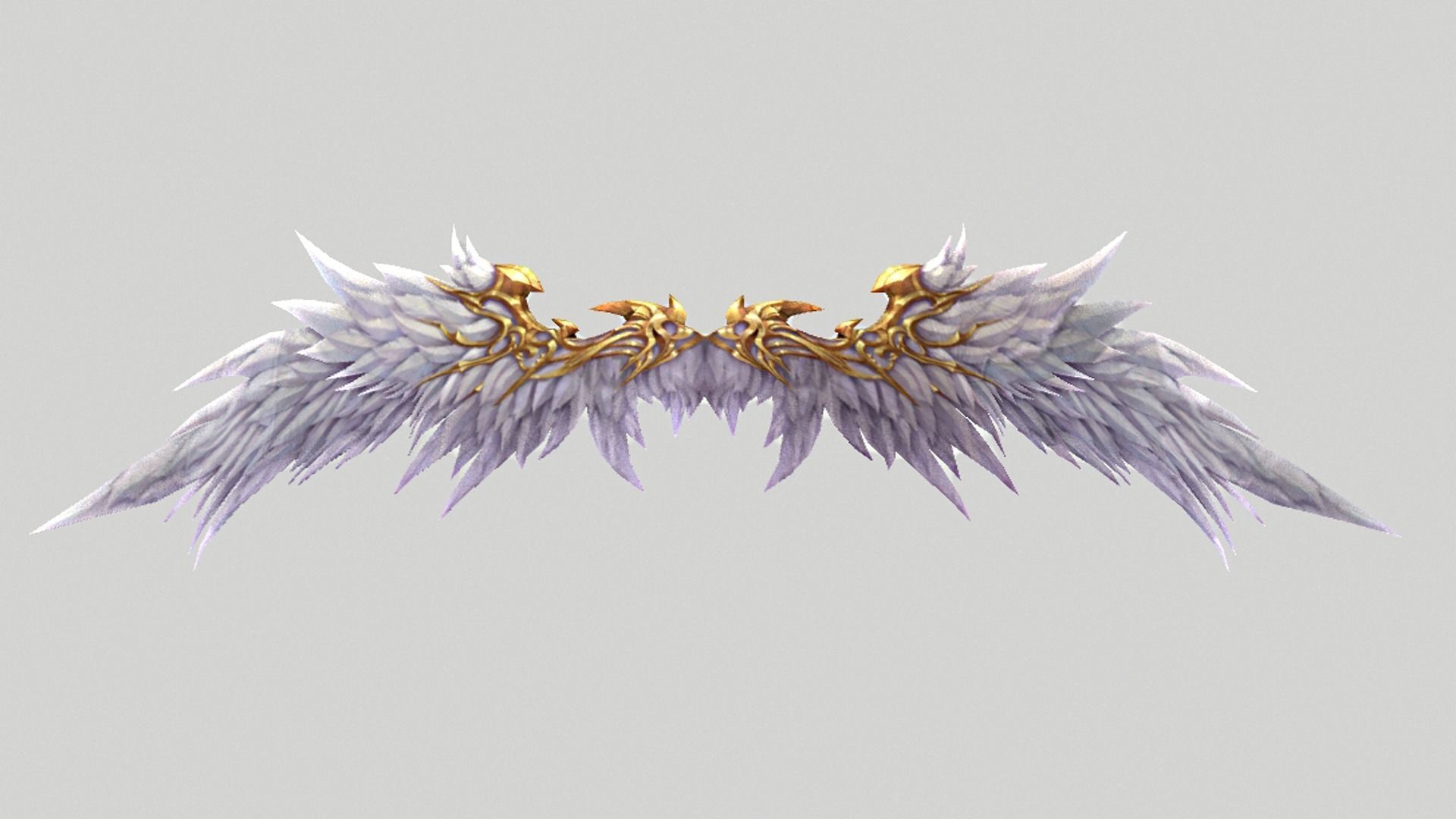 3D model Angel Wing VR / AR / low-poly | CGTrader