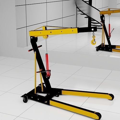 Engine crane 3D model | CGTrader