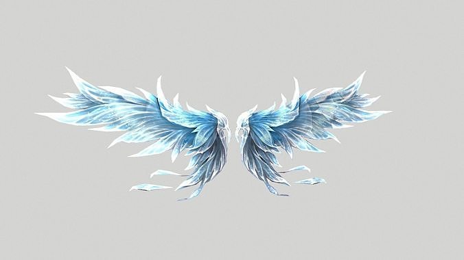 3D model Ice Eagle Wing VR / AR / low-poly | CGTrader
