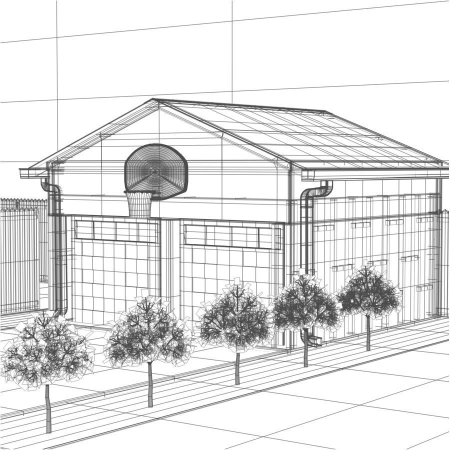 Garage Scene in obj and fbx formats 3D model rigged | CGTrader