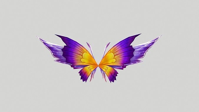 3D model Butterfly Wing VR / AR / low-poly | CGTrader