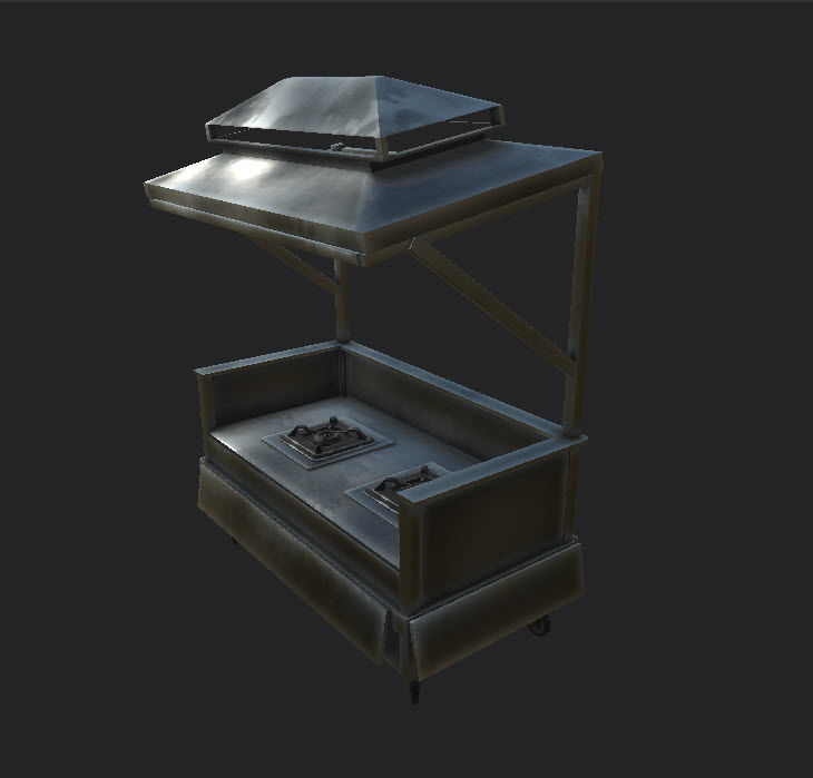 Cooking Burners 3D model | CGTrader