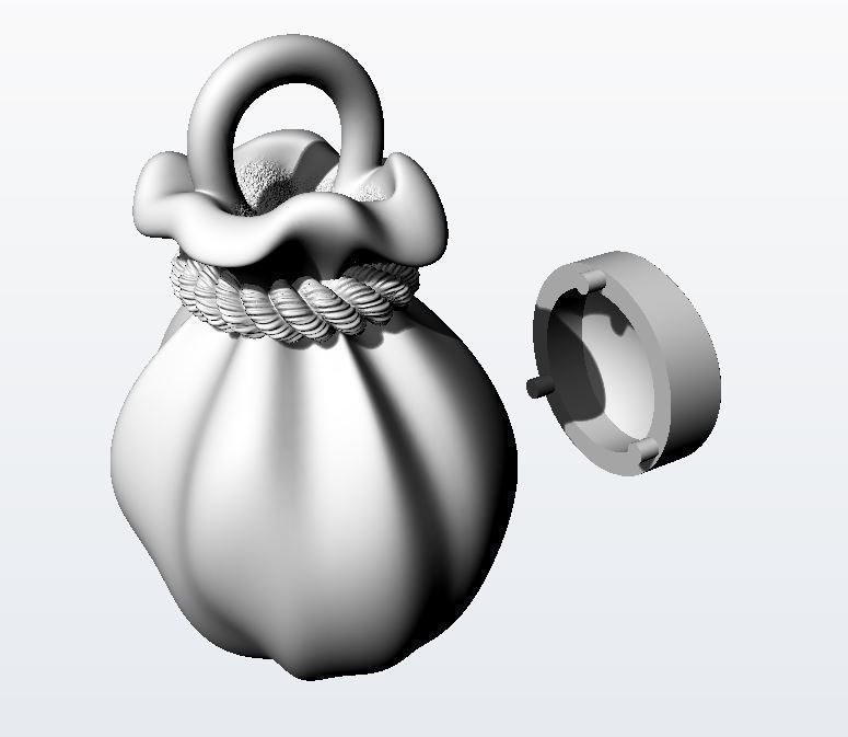 Good Luck Pouch 3D model 3D printable | CGTrader