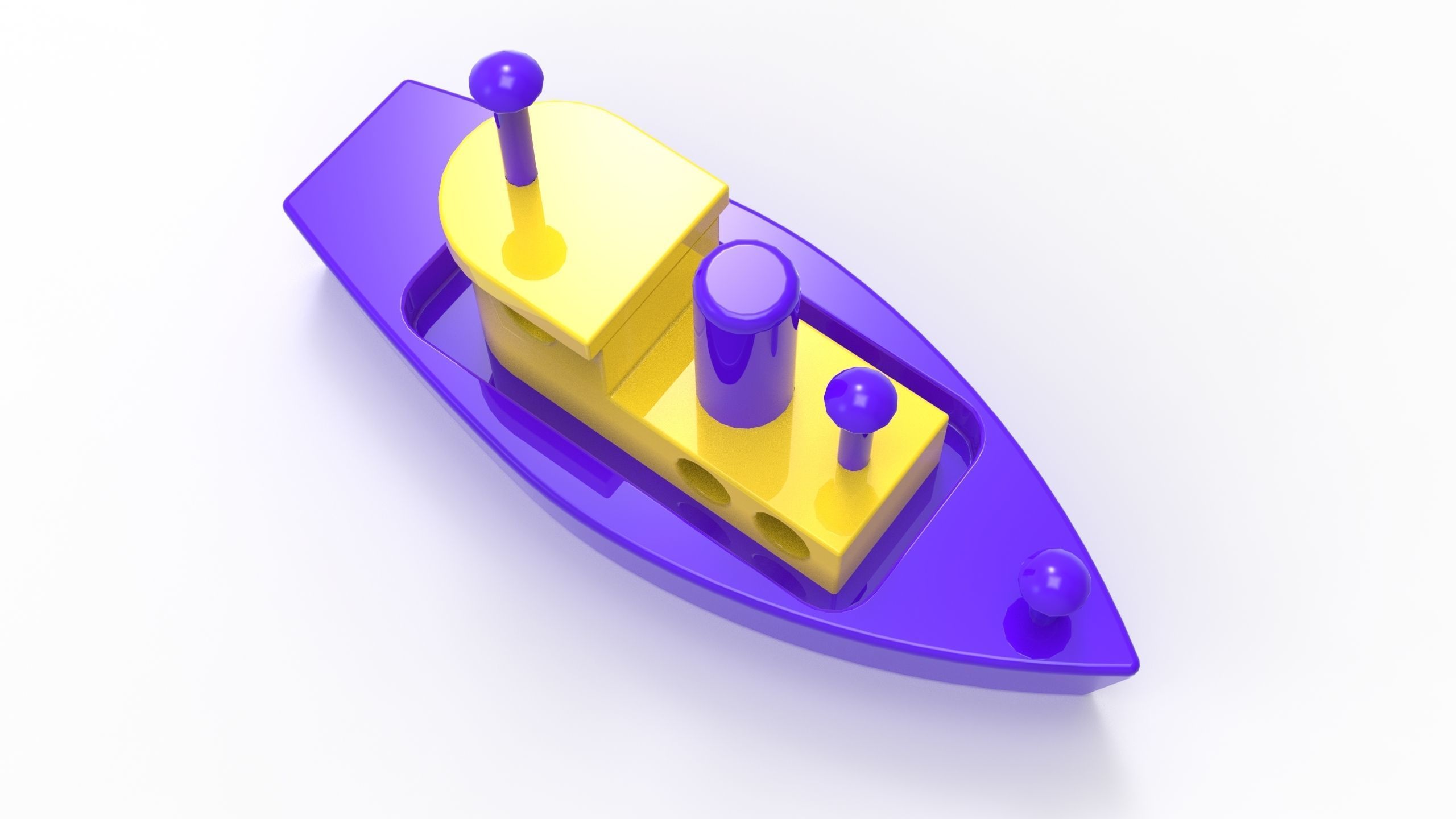 3D model Unified ship model VR / AR / low-poly | CGTrader