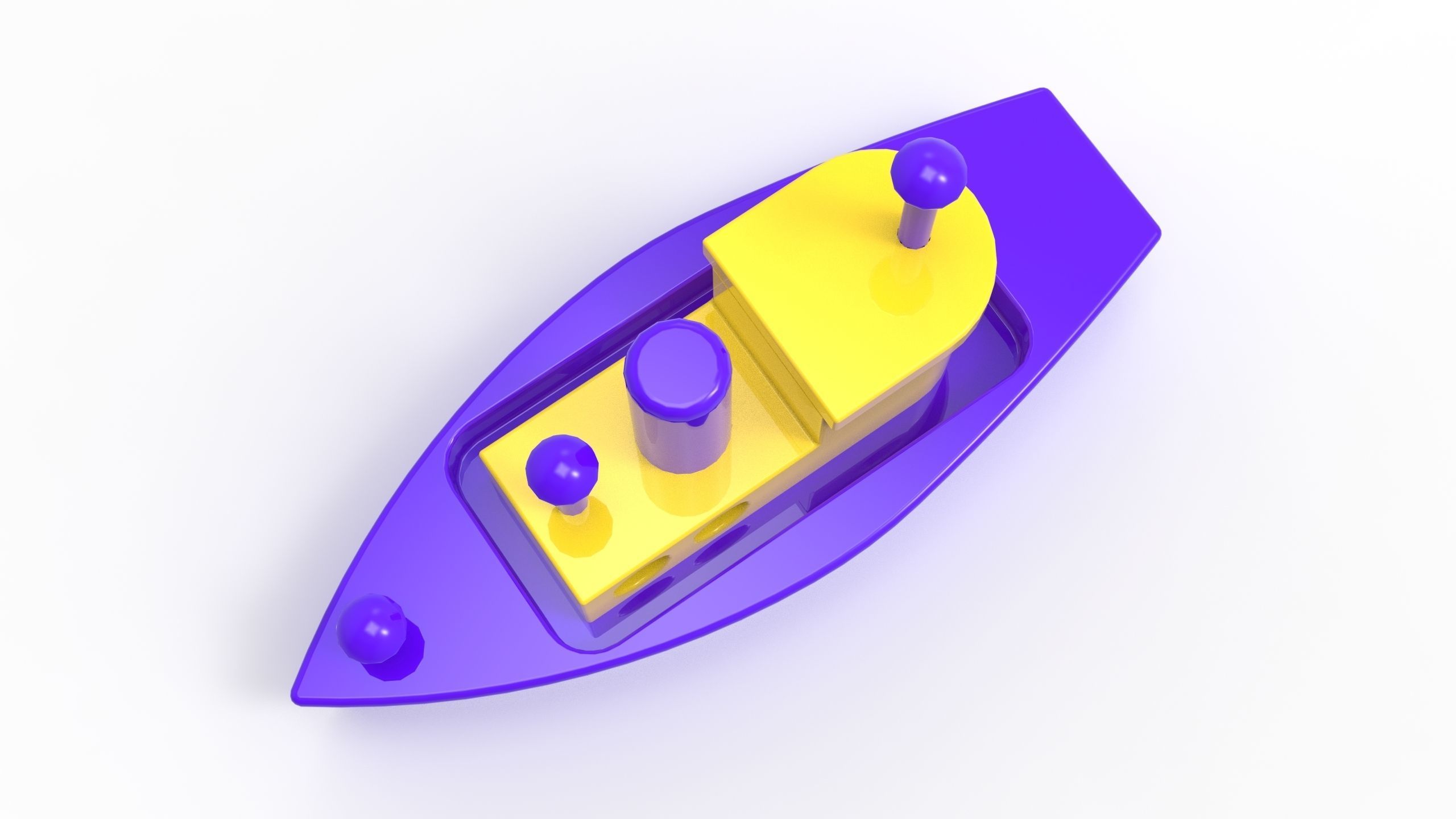 3D model Unified ship model VR / AR / low-poly | CGTrader