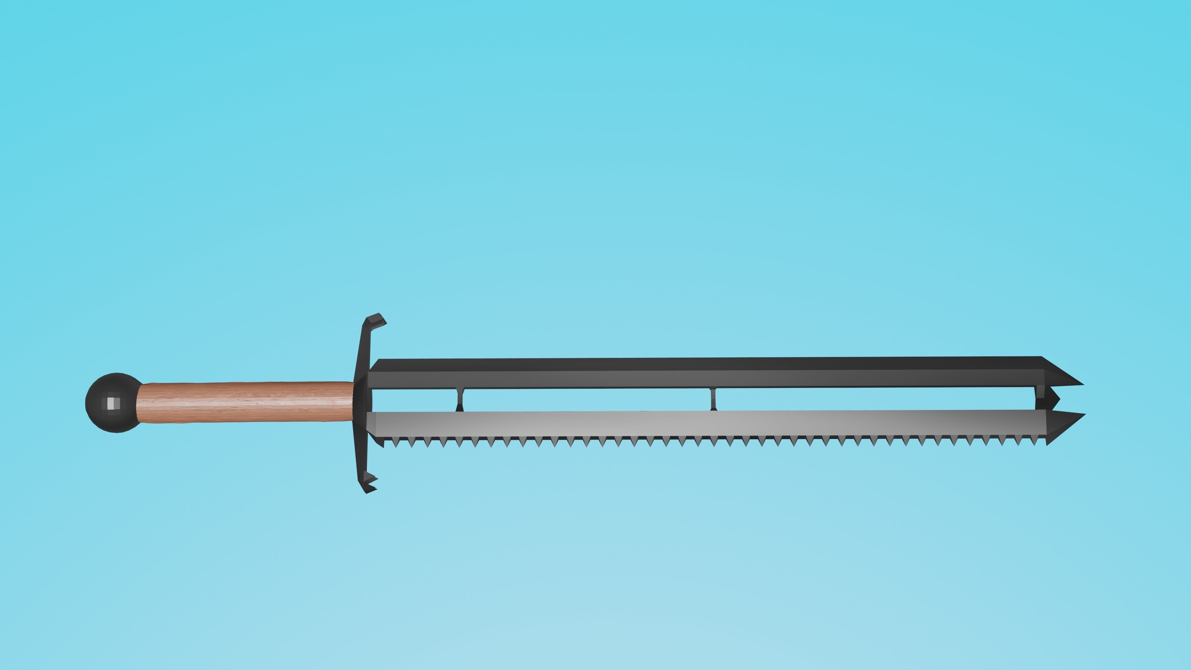 3D model low-poly sword VR / AR / low-poly | CGTrader