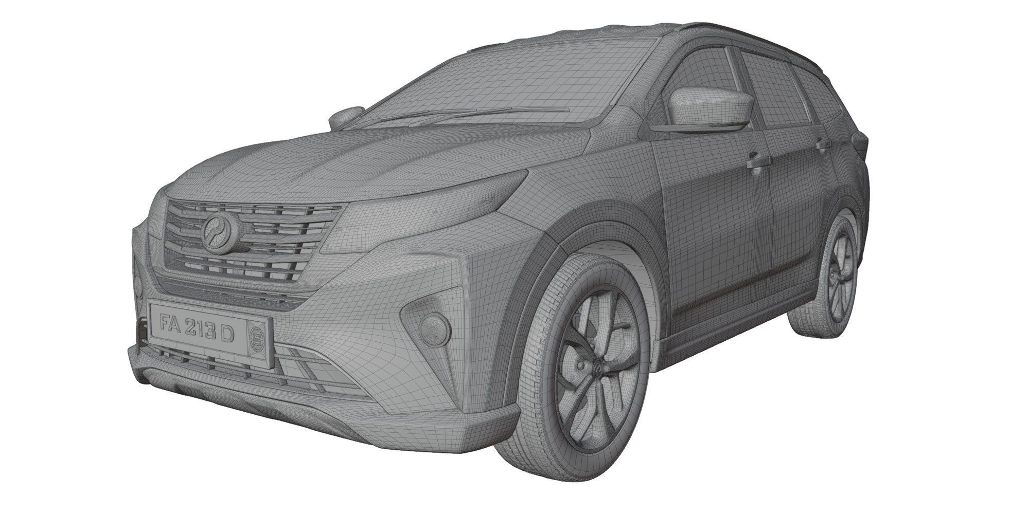 Perodua Aruz 3D model | CGTrader