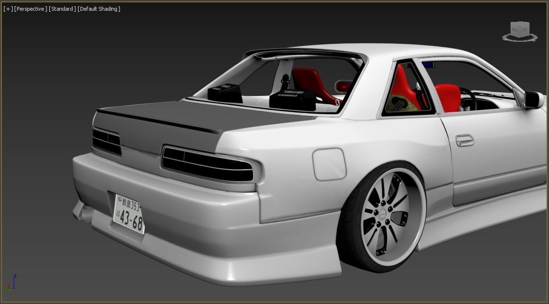Originlab Trunk Spoiler and Roof spoiler 3D model | CGTrader
