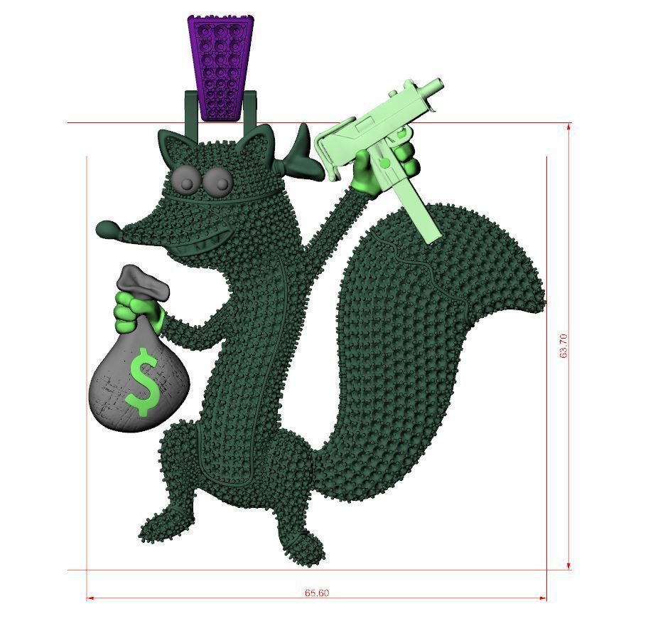 Swiper Pendant 3D model 3D printable | CGTrader