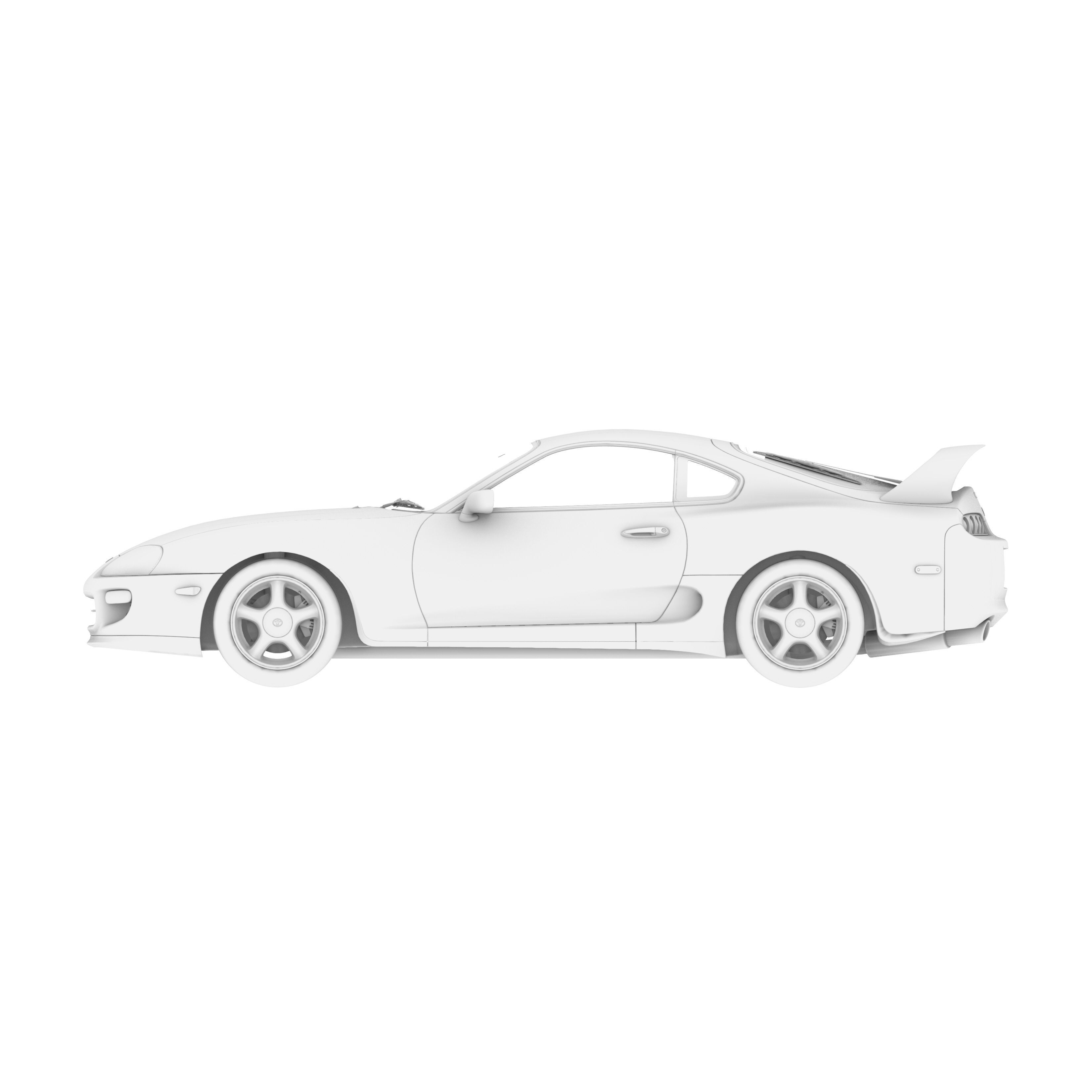 TOYOTA SUPRA 3D model | CGTrader