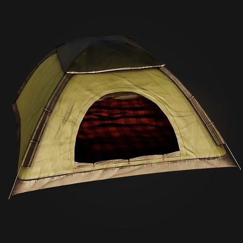 3D model Camping Tent Model VR / AR / low-poly | CGTrader