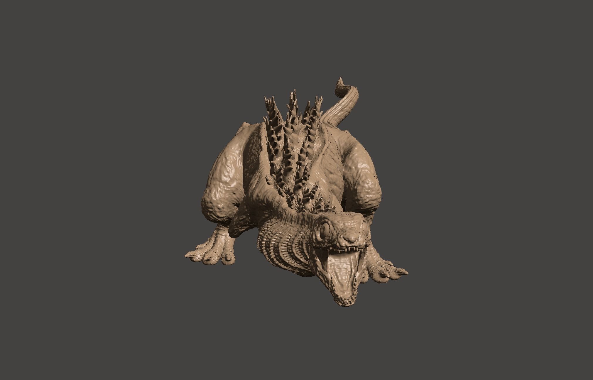 KAMATA KUN SHIN GODZILLA 2nd Form Kaiju - Ultra Detailed 3D STL 3D ...